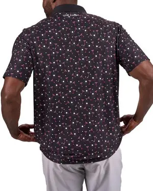 BLACK CLOVER Liquid Luck Polo - Black