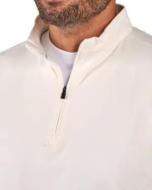 BLACK CLOVER Quarter-zip Pullover - Vanilla Stone