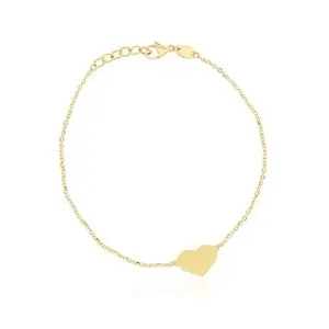 THE LOVERY FINE JEWELRY Heart Bracelet - Yellow Gold