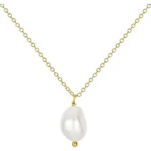 UNTAMED PETALS Lexi Freshwater Pearl Pendant - Gold