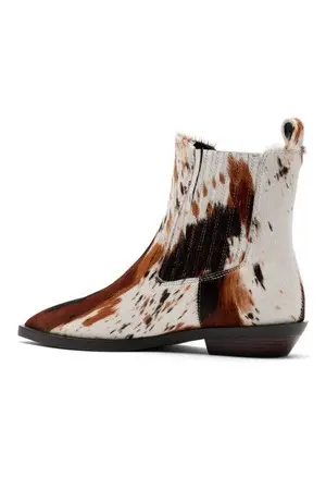 MARC NOLAN Savannah Ankle Boots - Tiger Horse
