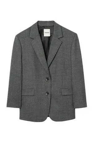 Sandro Tailored Jacket - Light Grey