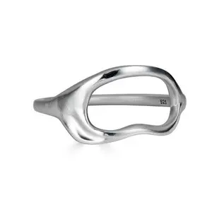 NABS AND BABS Sahab Statement Ring - Silver