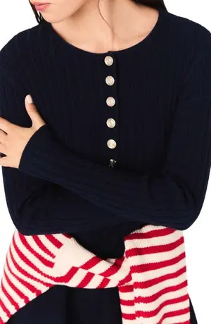 Maje Mini Knit Flared Dress