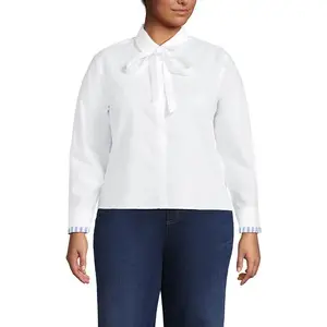 Lands' End Tie Detailed Tops