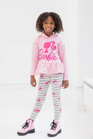 BARBIE Hoodie And Leggings Set - Pink