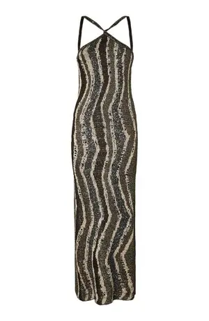 Missoni Long Dress With Wave Motif