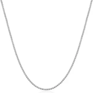 BLISS DIAMOND 3.92ct Diamond Tennis Necklace 14k Gold Lab Grown - 14k White Gold