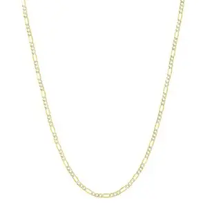 DONATELLO GIAN Two Tone Sterling Silver Chain Necklace - Gold