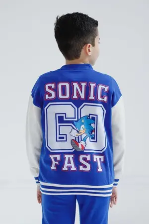 SEGA Sonic The Hedgehog Varsity Jacket & Pants Set