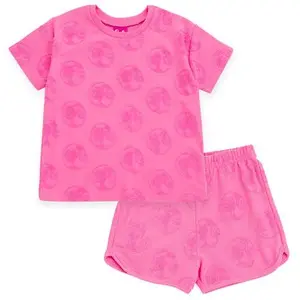 BARBIE Loop Terry T-shirt & Shorts Set