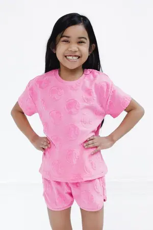 BARBIE Loop Terry T-shirt & Shorts Set