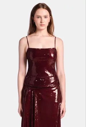 KATE BARTON Sequin Tank