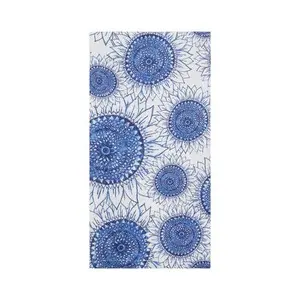 C&F HOME Harvest Sunflower Design Dishtowel - Blue