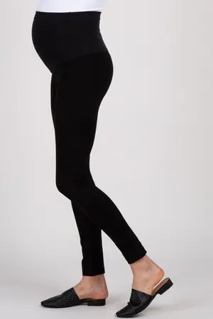 PINKBLUSH Skinny Maternity Pants - Black