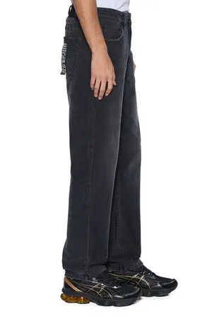 Ksubi Hazlow 3rd Degree Straight-leg Jeans - Charcoal