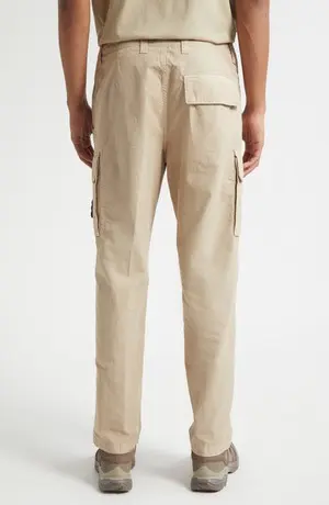 Stone Island Cotton Canvas Cargo Trousers