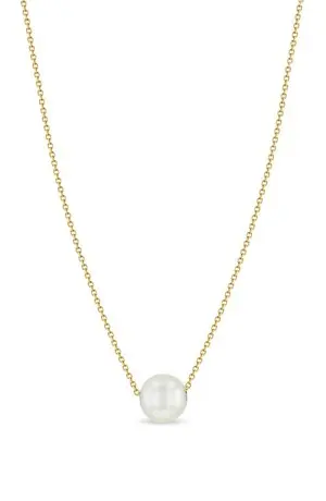 Zoe Chicco Cultured Pearl Choker Necklace - 14k Yellow Gold