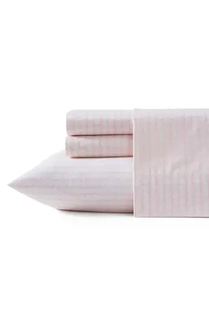 Marimekko Pikku Rasymatto Cotton Percale Sheet Set - Light Pink