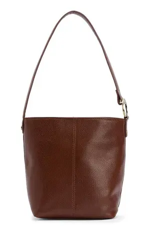 Barbour Leather Bucket Tote