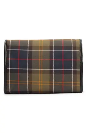 Barbour Tartan Hanging Wash Bag