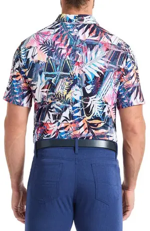 Robert Graham Palm Dreams Performance Golf Polo