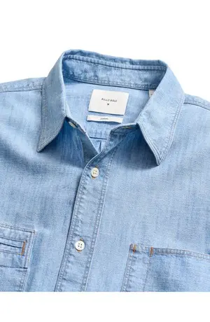 Billy Reid Field Organic Cotton Button-up Shirt