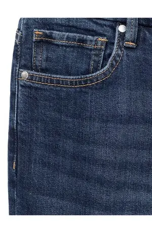 Mango High Waist Flare Leg Jeans - Dark Blue