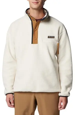 Columbia Helvetia Ii Fleece Pullover - Chalk
