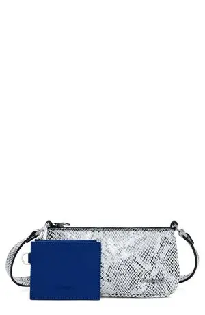 Desigual Faux Leather Crossbody Bag - Gray