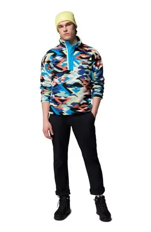 Columbia Printed Fleece Pullover - Compass Blue Reflections