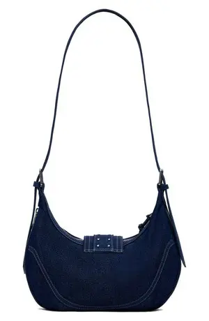 Desigual Belted Denim Shoulder Bag