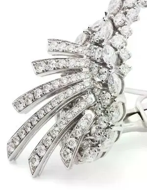 Yeprem Y-couture 18kt White Gold Diamond Earrings