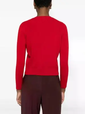 Alpha Studio Button-front Cardigan - Red