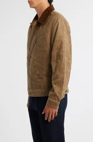 SCHOTT Waxed Cotton Mechanic's Jacket
