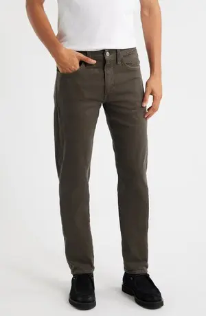 34 Heritage Courage Straight Leg Five-pocket Pants - Brown Diagonal