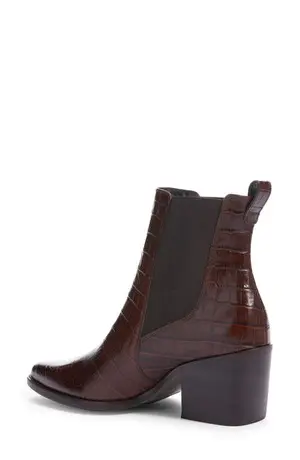 Paul Green Cojo Chelsea Boot - Cigar Antic Croco