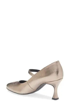 Paul Green Cassie Mary Jane Pump - Earth Metallic Nappa