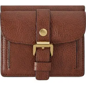 Mulberry Small Roxanne Classic Grained Leather Wallet - Oak