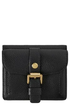 Mulberry Small Roxanne Classic Grained Leather Wallet - Black