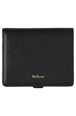 Mulberry Small Roxanne Classic Grained Leather Wallet - Black