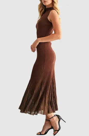 QUINCY MAE Sleeveless Mermaid Hem Sweater Dress