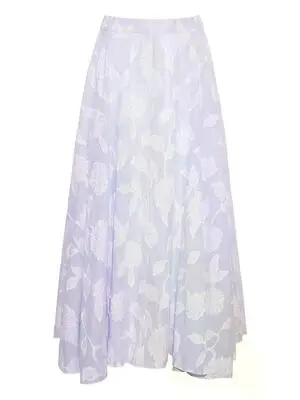 Cara Cara Floral-print Sculpted Skirt