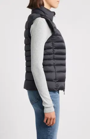 SAVE THE DUCK Lynn Quilted Puffer Vest - Black