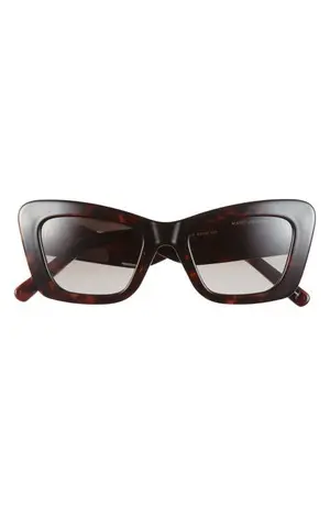 Marc Jacobs 52mm Cat Eye Sunglasses - Havana/brown