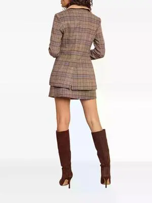 Cara Cara Plaid A-line Wrap Skirt