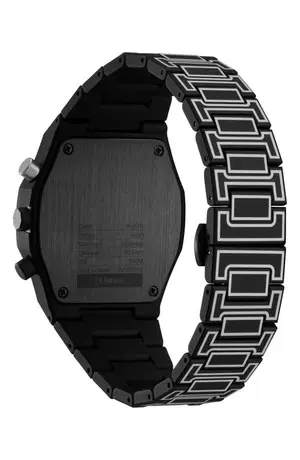 D1 MILANO Sketch Skeleton Chronograph Bracelet Watch - Black