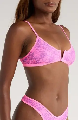 KULANI KINIS Bind Notched Bikini Top