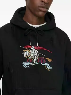 Burberry Equestrian Knight-embroidered Hoodie