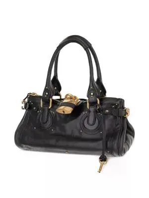 Chloé Paddington Leather Shoulder Bag - Black